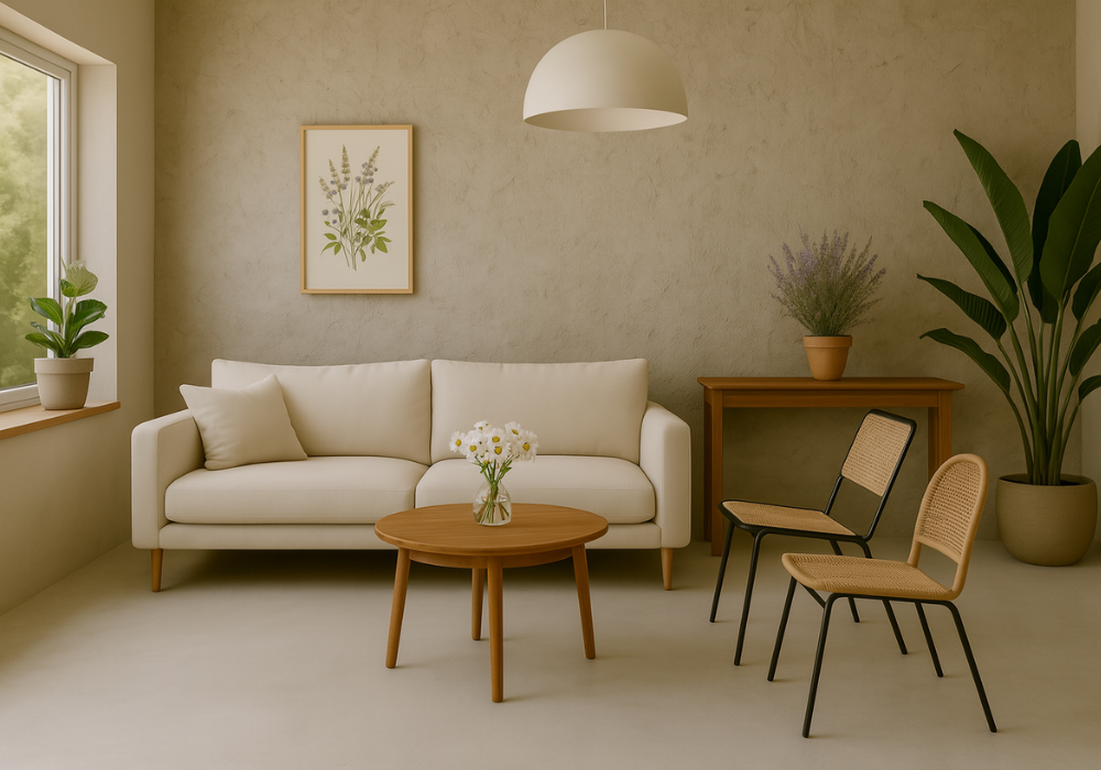 Diseño de interiores 2025: estilos y materiales destacados