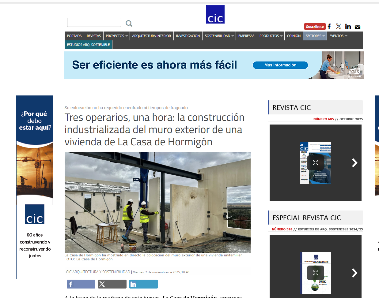 CIC ARQUITECTURA Y CONSTRUCCIÓN - La Casa de Hormigón